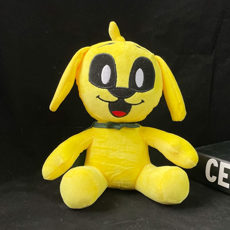 25CM Mikecrack Plush Toys Mike-crack Plush Doll Kawaii Yellow Dog Soft ...