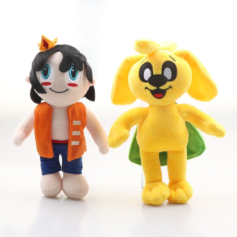 25CM Mikecrack Plush Toys Mike-crack Plush Doll Kawaii Yellow Dog Soft ...