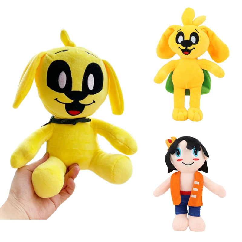 25CM Mikecrack Plush Toys Mike-crack Plush Doll Kawaii Yellow Dog Soft ...